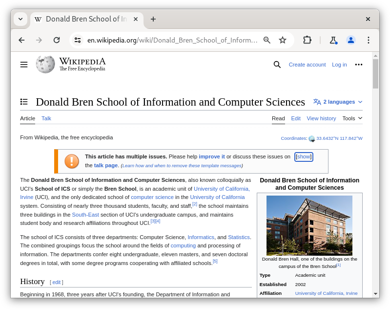 INF 133 User Interaction Software